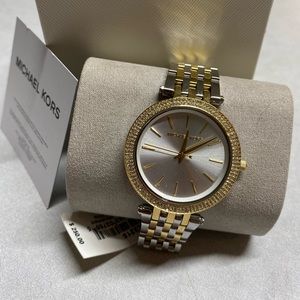 Michael Kors | Accessories | Nwt Michael Kors Darci Twotone Stainless ...